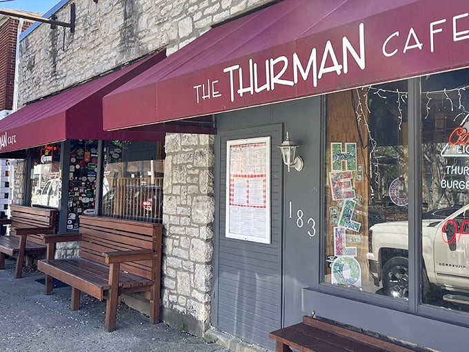 That bold red awning isn't just for show&mdash;it's like a matador's cape, daring hungry Ohioans to take on what lies behind door number 183.