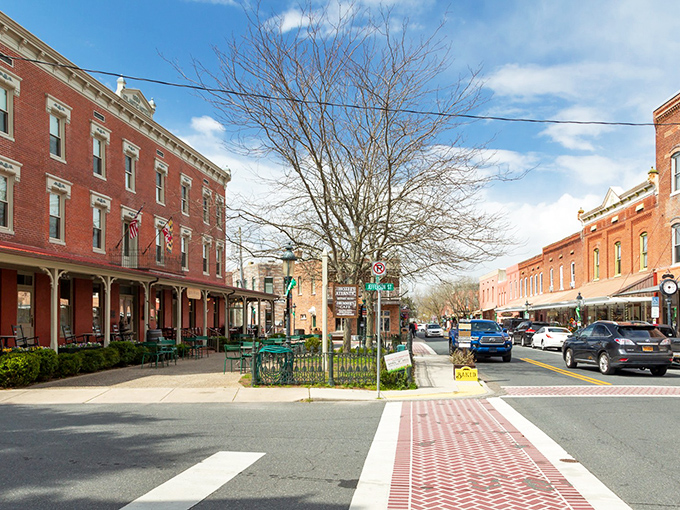 Main Street Berlin looks like it was plucked from a Hallmark movie set, but the locals assure me it's been charming visitors long before cable TV discovered small-town romance.