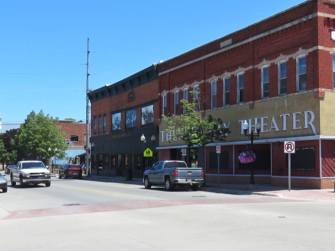 The Thunder Bay Theater stands as a cultural cornerstone in downtown Alpena, where small-town charm meets big-city entertainment without the big-city ticket prices.