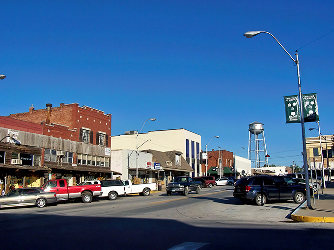 Classic small-town America unfolds along Main Street, where parking meters are suggestions and life moves refreshingly slow.