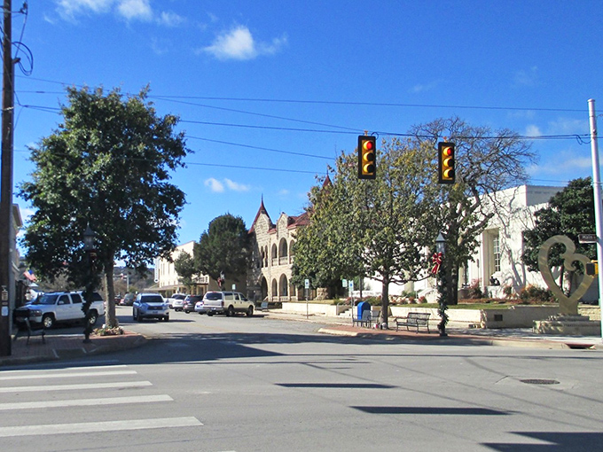 Downtown Kerrville offers that perfect small-town Texas charm with historic buildings, minimal traffic, and plenty of sunshine year-round.