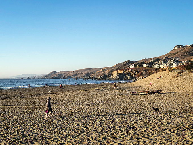 This stretch of paradise proves that sometimes the best beaches are the ones without parking meters.