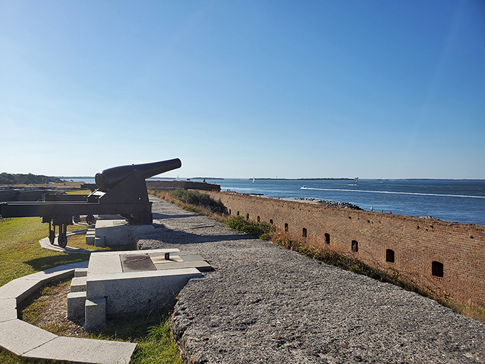 Where cannons and ocean views collide. Standing here, you can almost hear the echoes of soldiers scanning the horizon for enemy ships.