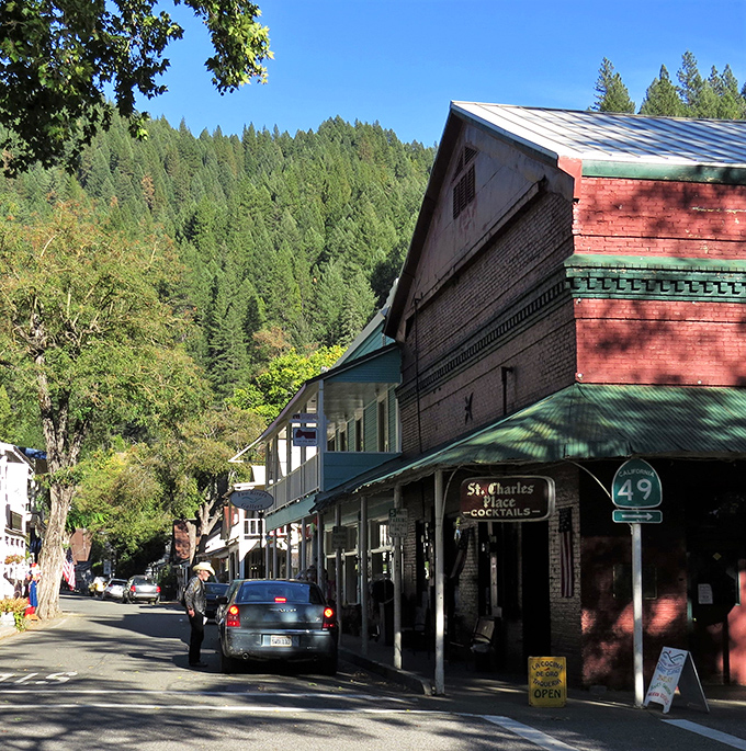 Main Street Downieville looks like a movie set, but it's the real deal &ndash; a Gold Rush town where time decided to take a permanent vacation.