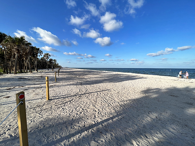 Paradise doesn't need a filter. Wiggins Pass Beach stretches out like nature's welcome mat, inviting you to leave footprints and take memories.