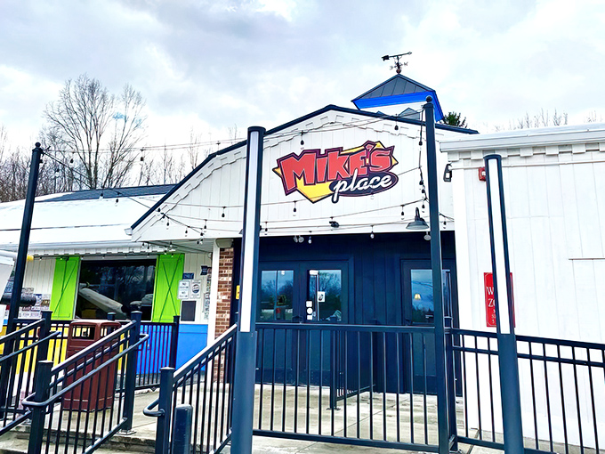 The airplane parked outside isn't a mirage—Mike's Place in Kent embraces whimsy from the moment you pull in.