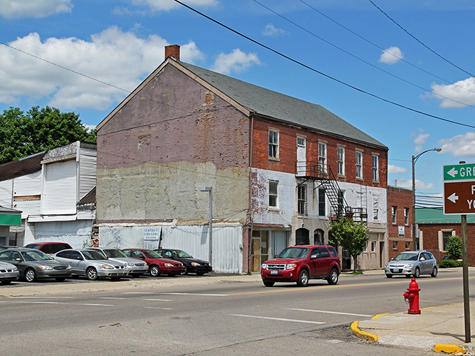 Historic brick buildings line Bainbridge's main street, where time seems to slow down just enough to notice life's simple pleasures.