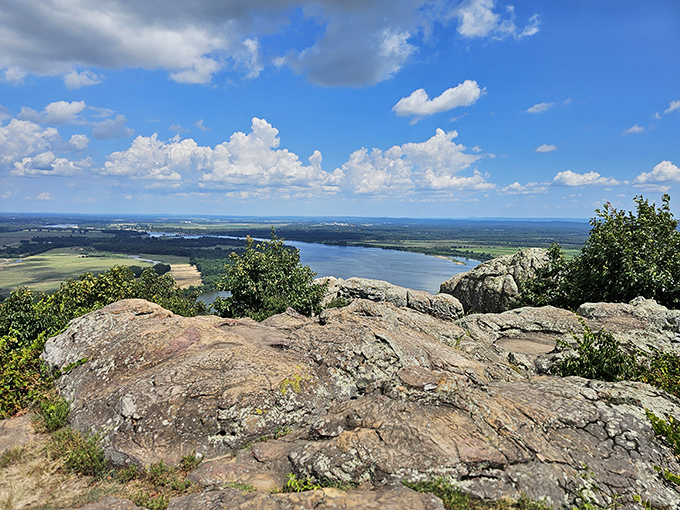 Nature's own infinity pool: the sweeping vista from Petit Jean Mountain makes your office view suddenly seem tragically inadequate.