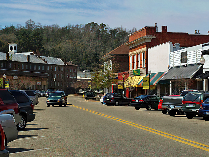 Another view of Prattville's inviting downtown, where time slows down just enough to remind you what matters in life.
