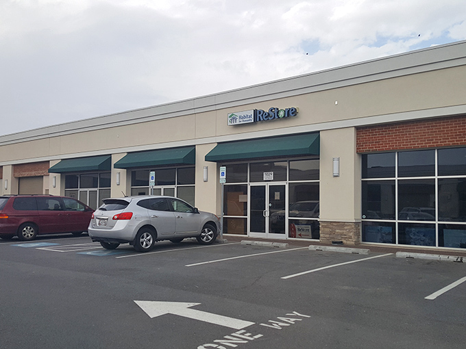 The unassuming storefront hides a wonderland of treasures within. Like finding a secret speakeasy, but instead of cocktails, you'll discover furniture bargains.