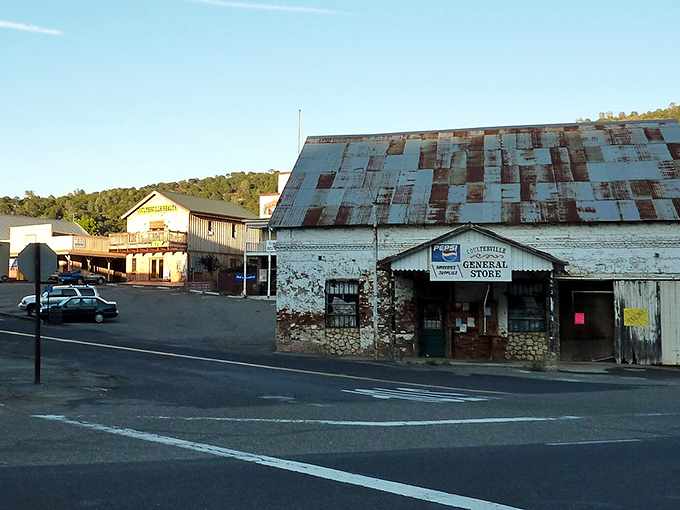 Main Street Coulterville looks like a movie set, except nobody yells "cut" when the scene ends. Pure Gold Rush authenticity under Sierra blue skies.