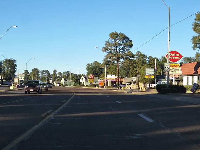 Dairy Queen on the horizon means you're officially in small-town America, where ice cream cones are still the perfect ending to any day.