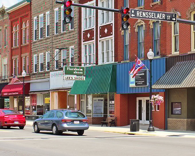 Downtown Bucyrus looks like Main Street USA got together with affordable living and decided to throw a block party that never ended.