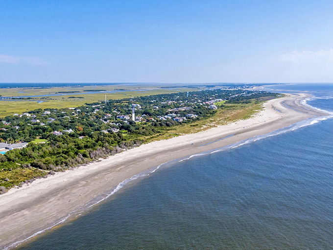 Miles of pristine shoreline where the Atlantic meets South Carolina hospitality. No high-rises, no neon signs &ndash; just the rhythm of waves and room to breathe.