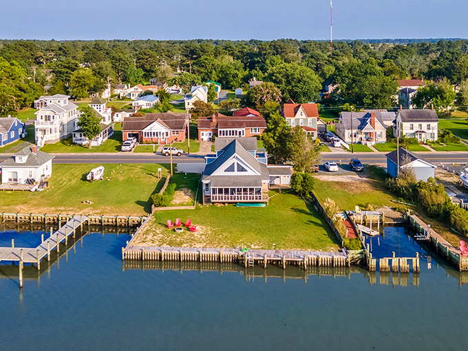 Waterfront living at its finest. These charming homes with private docks embody the island dream&mdash;where morning coffee comes with a side of spectacular bay views.