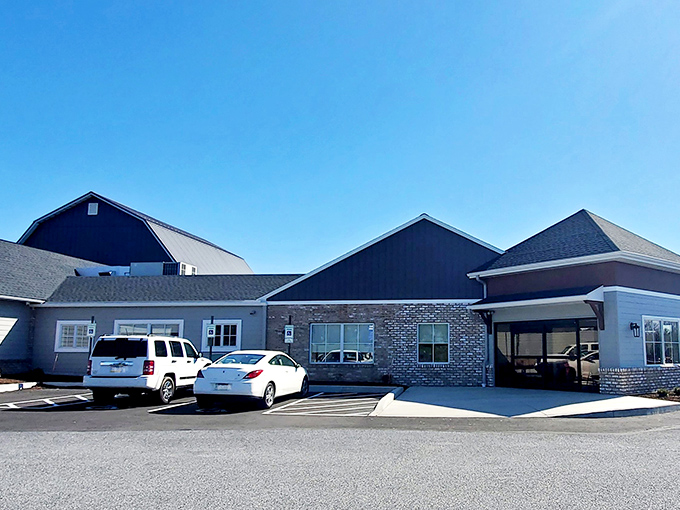 The modern exterior of Mount Joy Gift & Thrift belies the treasure trove within&mdash;like finding a five-star restaurant in a gas station.