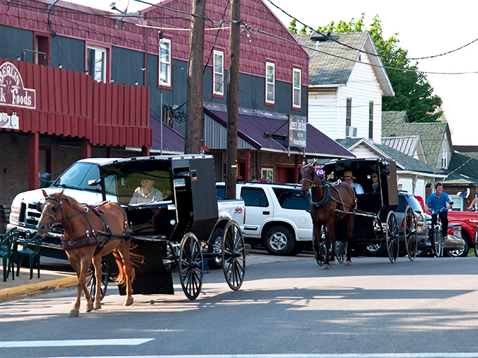 Those horse-drawn buggies aren't just for show &ndash; they're the original ride-sharing app with zero surge pricing.