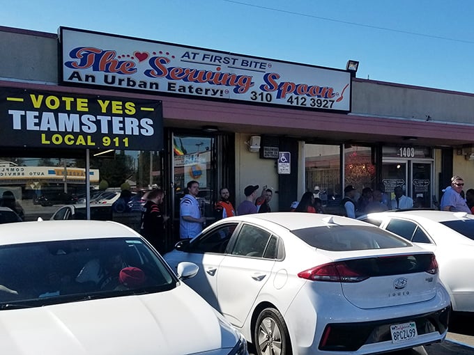 The line forms early at this Inglewood institution. When locals willingly wait in the California sun, you know the food's worth it.