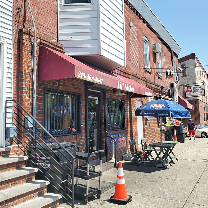 The unassuming brick storefront with its modest red awning might not look like sandwich paradise, but locals know better.