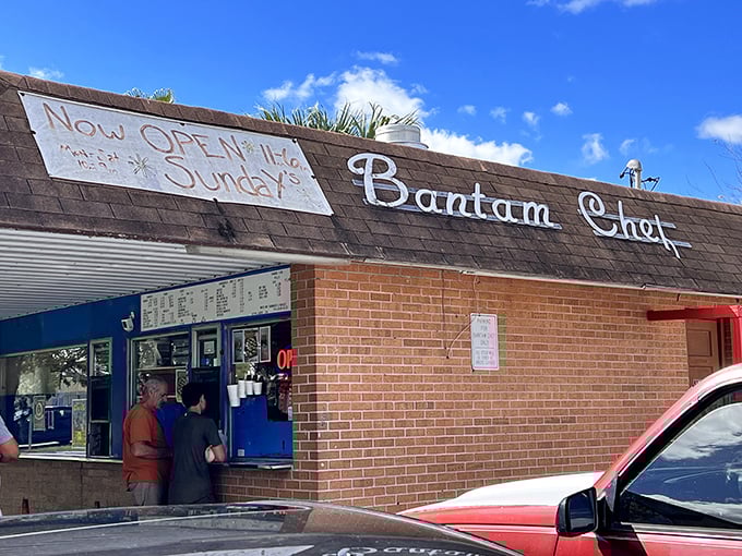 The unassuming brick exterior of Bantam Chef in Bunnell hides culinary treasures within. Like finding a pearl in an oyster, the discovery is half the fun.
