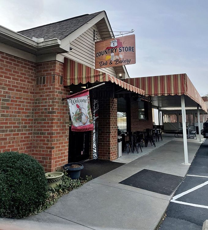 The unassuming brick exterior of Route 1 Country Store hides culinary treasures that would make any food pilgrim weep with joy.