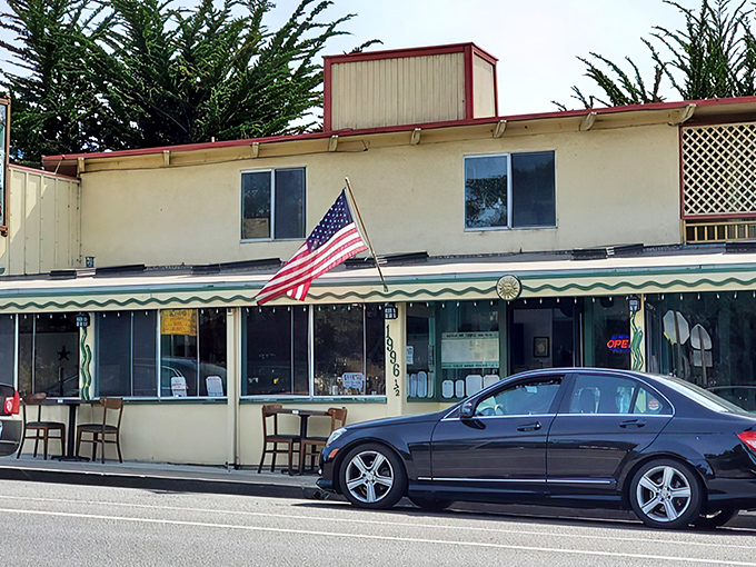 The unassuming exterior of Fishwife belies the culinary treasures within. That American flag isn't just patriotic&mdash;it's waving you in for seafood salvation.