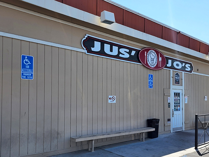 The sign says it all &ndash; no fancy frills needed when what's waiting inside is this good. Like finding the secret entrance to flavor paradise.