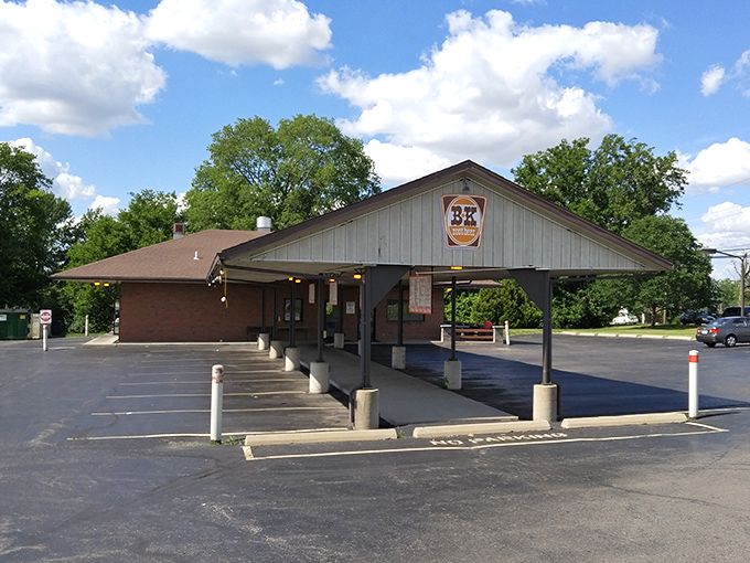 Where brick, mortar, and decades of deliciousness meet. B & K's exterior promises simple pleasures that fancy restaurants often forget.