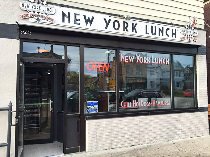 The unassuming storefront of New York Lunch in Erie might not win architectural awards, but it's been winning hearts and satisfying appetites for generations.