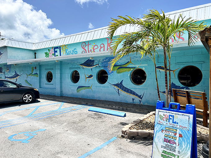 The turquoise facade with nautical portholes isn't just Keys kitsch&mdash;it's the universal signal that says, "Leave your pretensions at the door, but bring your appetite."
