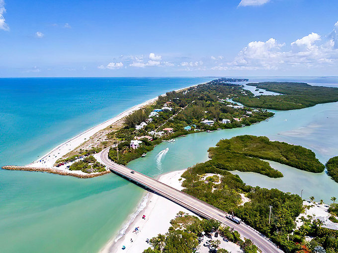 The causeway to paradise isn't just a road&mdash;it's the physical manifestation of leaving your worries behind. Those turquoise waters on both sides? Nature's version of a stress detox.