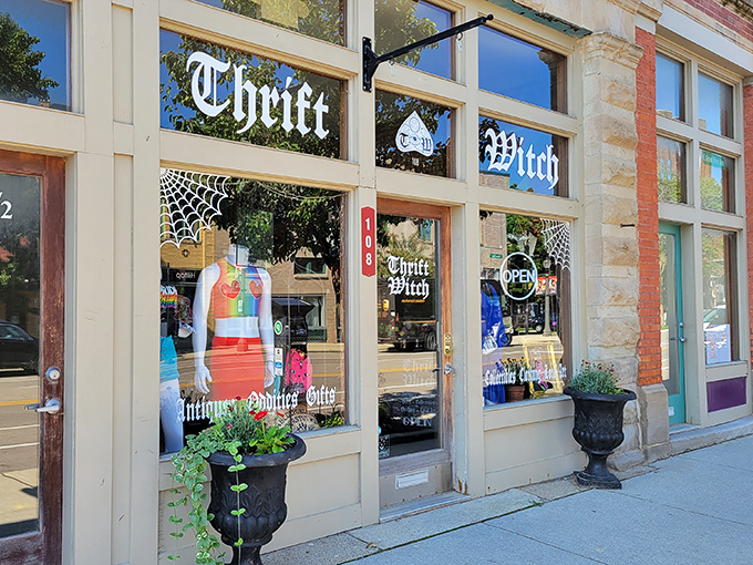 The gothic lettering and spiderweb-adorned windows of Thrift Witch aren't just Halloween decorations&mdash;they're a year-round promise of the wonderfully weird treasures waiting inside.