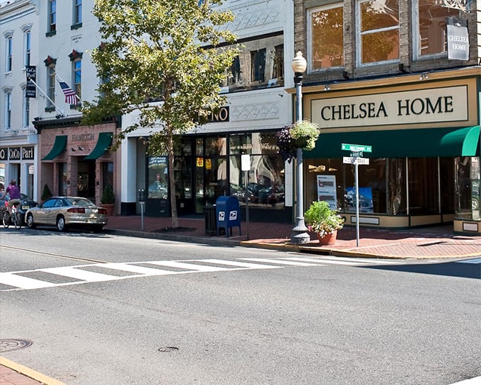Broad Street's historic storefronts invite you to wander and discover, where Chelsea Home and neighboring shops create that perfect small-town main street vibe.