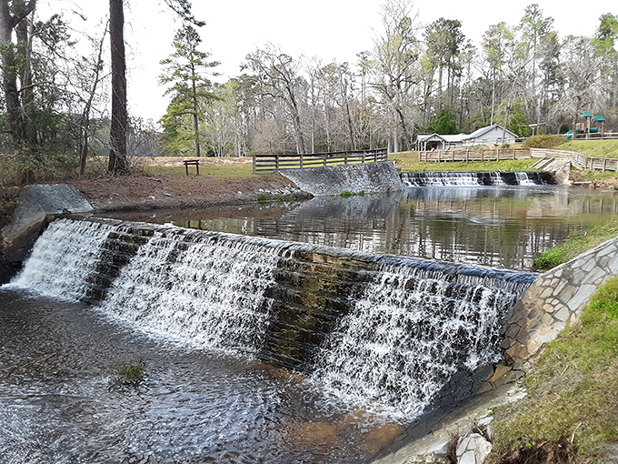 The cascading waterfall at Barnwell creates nature's own soundtrack&mdash;a gentle symphony that drowns out the noise of everyday life.