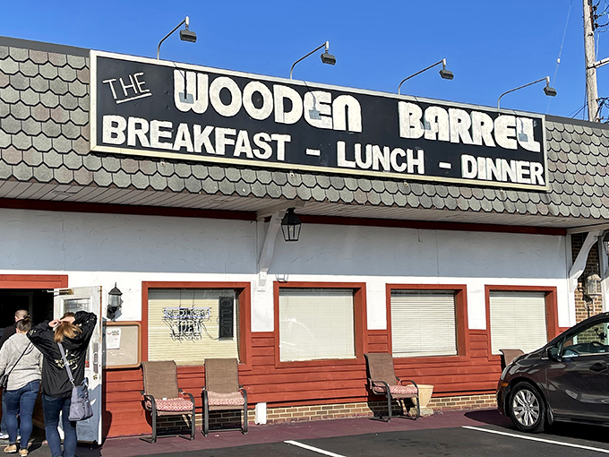 The unassuming facade of The Wooden Barrel belies the comfort food paradise within. Like finding a $20 bill in last winter's coat pocket&mdash;unexpected joy awaits.