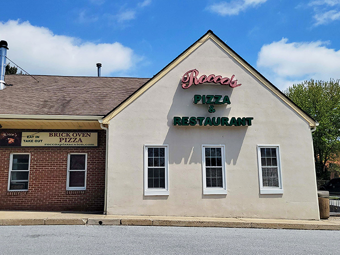 The unassuming exterior of Rocco's Pizza in Exton hides a culinary treasure within. That brick oven isn't just for show&mdash;it's the secret weapon behind Pennsylvania's most talked-about pies.