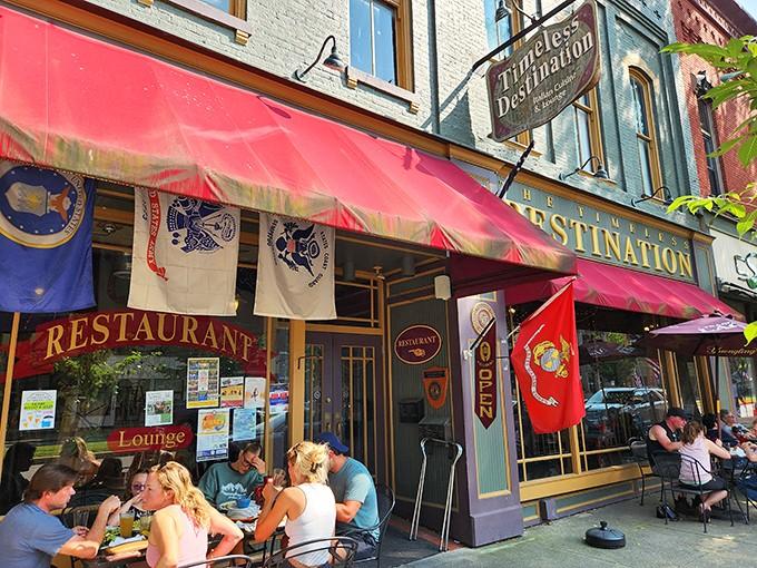 Main Street magic awaits behind those red awnings, where Italian dreams come true in small-town Pennsylvania.