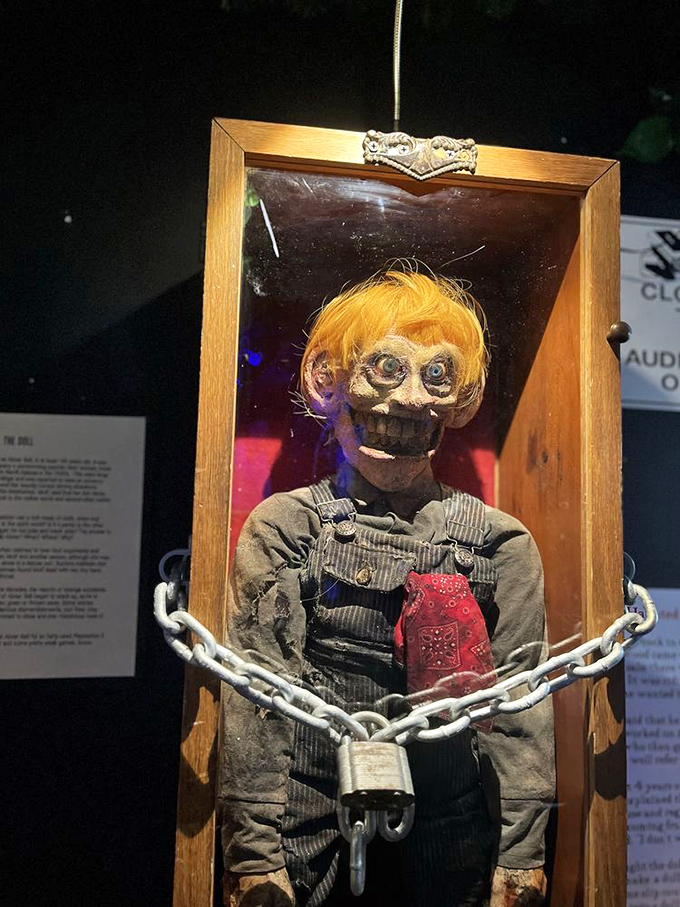 Abner Bell gives new meaning to "timeout." Those chains aren't keeping him in&mdash;they're keeping you out.