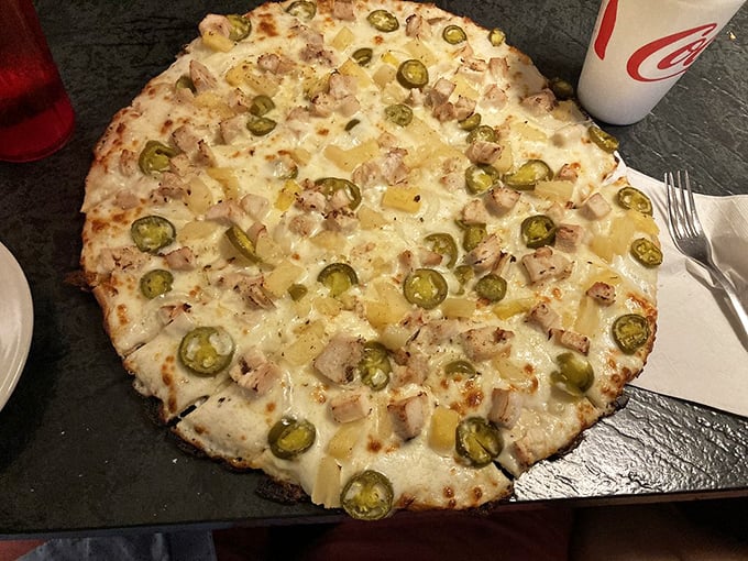 Creamy alfredo base with jalape&ntilde;os creates that perfect "comfort food with a kick" combination that makes Midwestern fusion cuisine secretly brilliant.