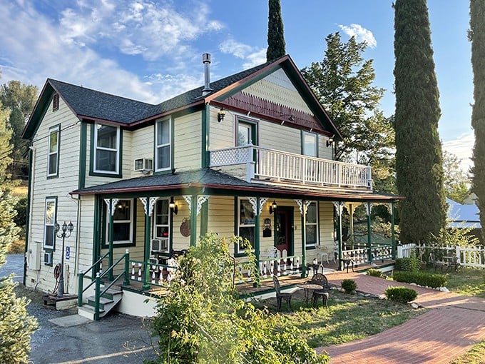This charming Victorian cottage seems to say, "Yes, you can actually stay here," offering a slice of small-town serenity that big city hotels can't manufacture.