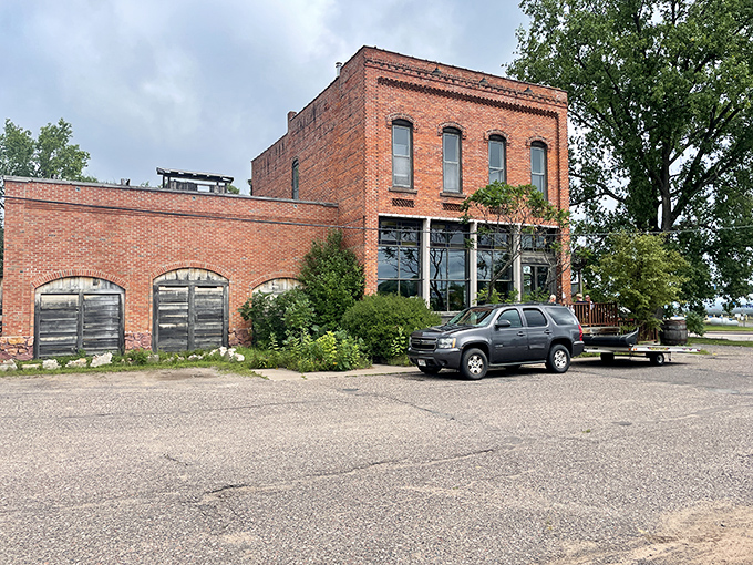 This beautifully restored brick building houses one of Hayward's beloved establishments, preserving the town's architectural heritage while embracing modern purpose.