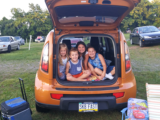 Kids in the back of a Soul&mdash;creating the core memories that will have them bringing their own children here in twenty years.