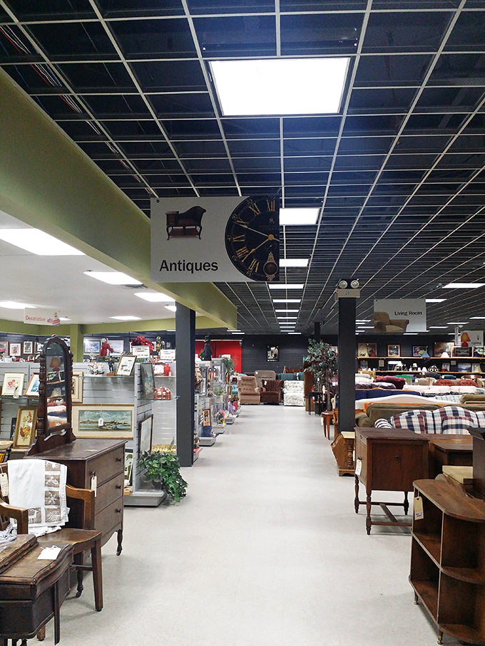 The antiques section feels like time travel without the paradoxes&mdash;that clock probably witnessed more history than most history books.