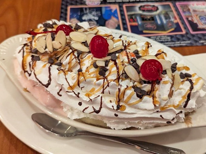 A banana split that doesn't just break the diet &ndash; it demolishes it with such joyful abandon you'll happily schedule tomorrow's extra treadmill time.