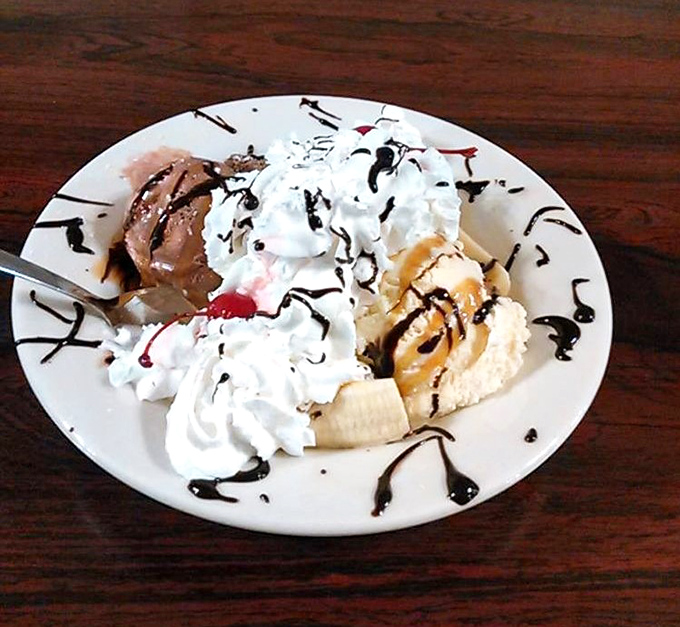 This banana split doesn't care about your diet plans&mdash;it's a monument to the philosophy that dessert is always a good idea.