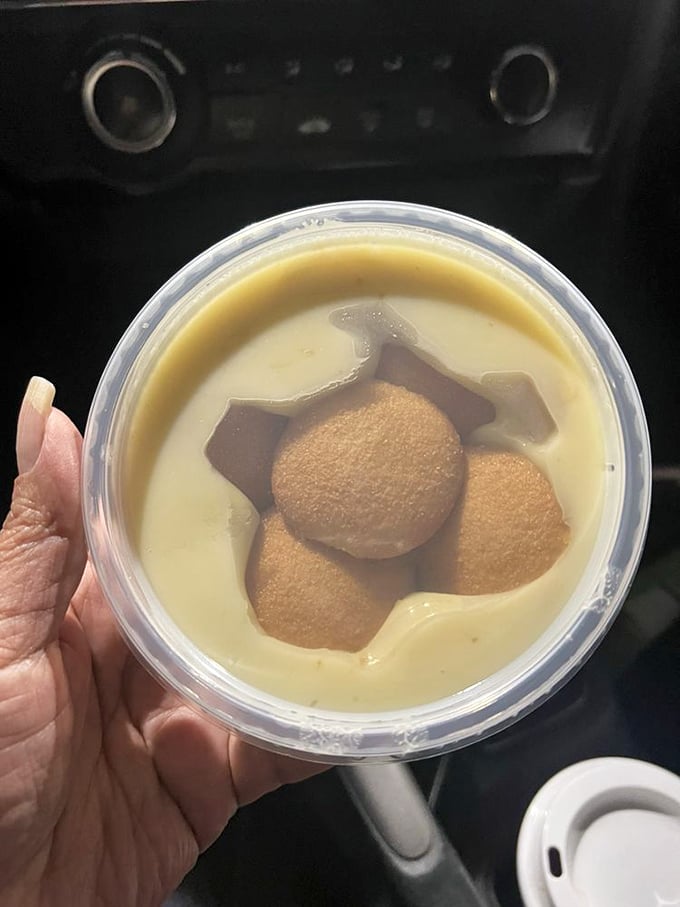 Banana pudding that would make your Southern aunt nod in approval. Those vanilla wafers have found their forever home.