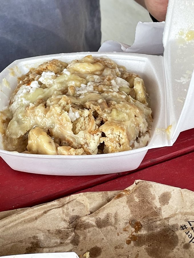 Banana pudding that makes you want to slap the table and declare a state of dessert emergency. Comfort in a cup.