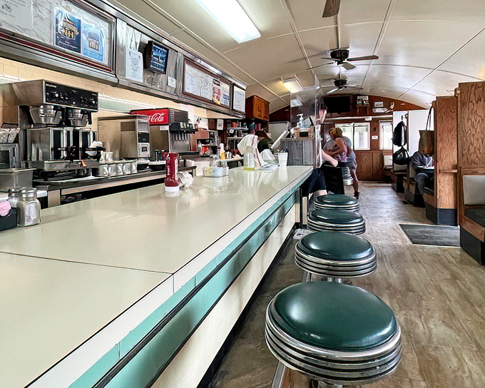Counter culture at its finest&mdash;where strangers become neighbors over coffee refills and the gentle spin of a stool is the closest thing to time travel.