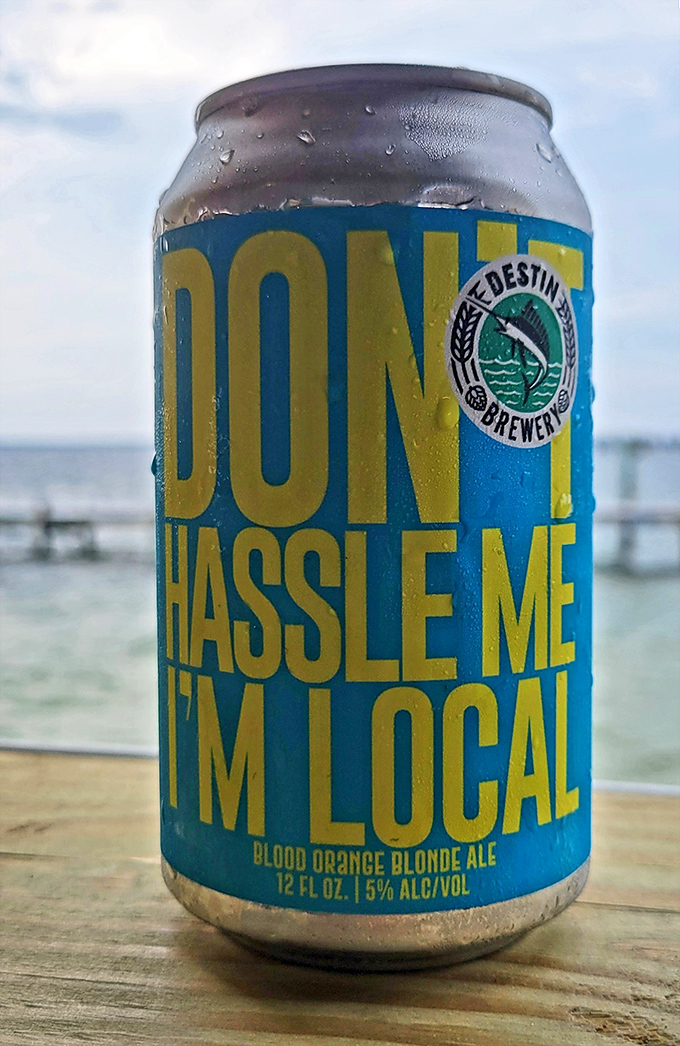Don't Hassle Me I'm Local&mdash;both a beer and a life philosophy worth adopting when you're sitting dockside with emerald waters stretching to the horizon.