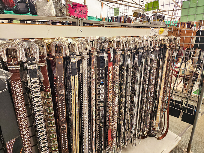 Belt heaven! Where finding the perfect waist accessory becomes an unexpected highlight of your shopping adventure.